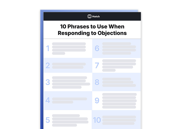 Free Cheat Sheet: 10 Phrases for Handling Objections